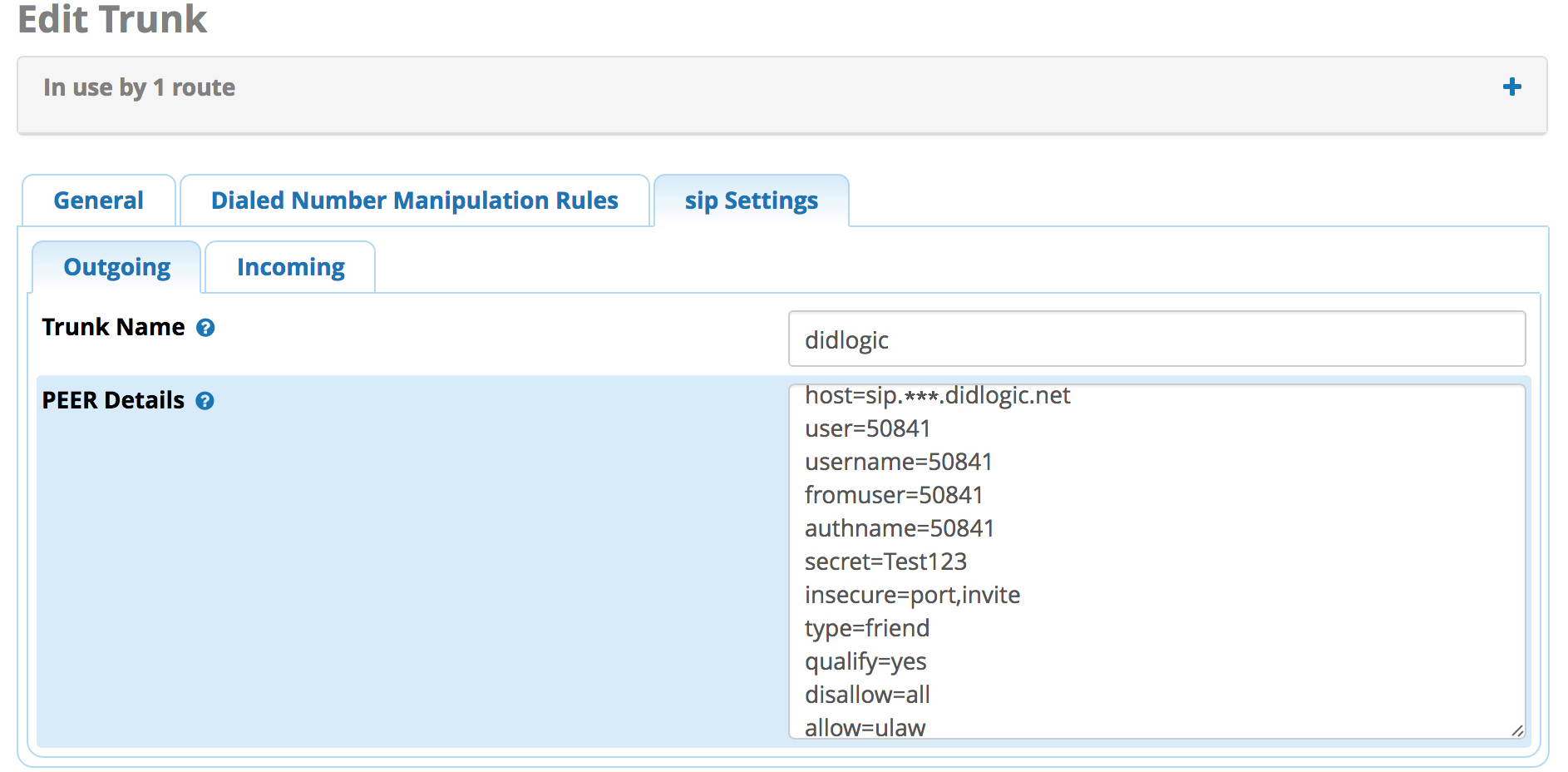 Asterisk setup – DID Logic